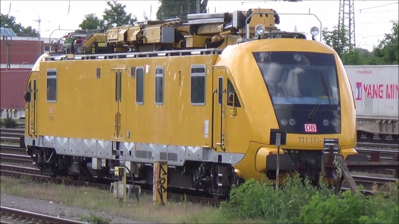 Züge-Trains: IC's, Vectron, BR 203 und BR 711 - YouTube