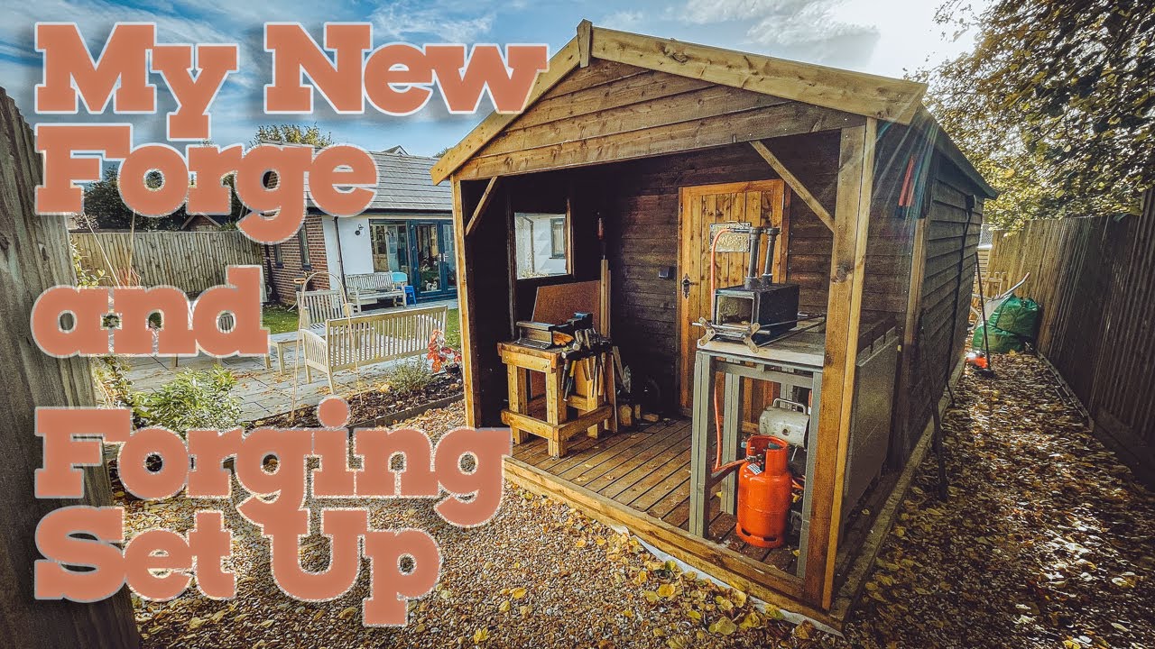 My New Forge and Forging Setup - YouTube
