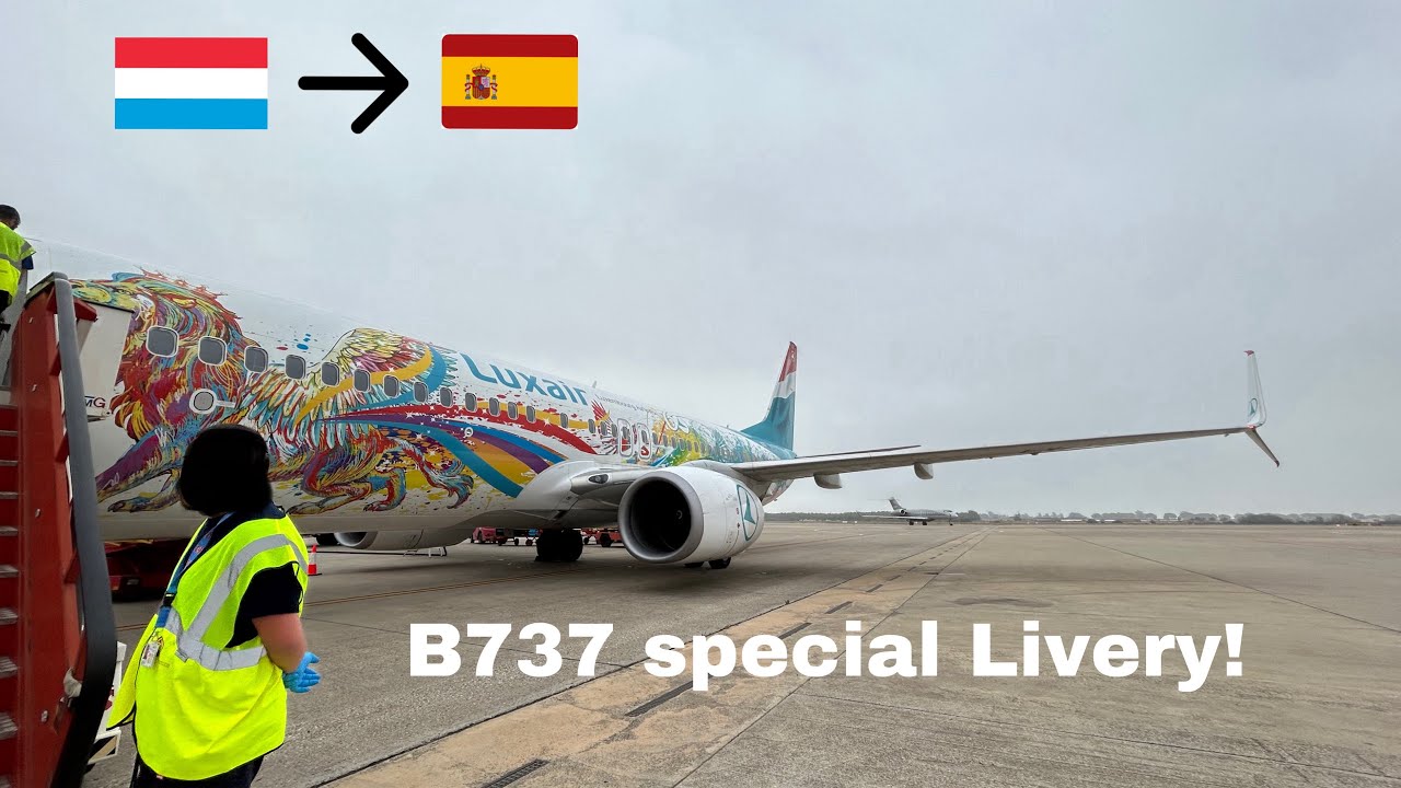[Flight Report] Luxembourg ️ Jerez | Luxair Economy Class - YouTube