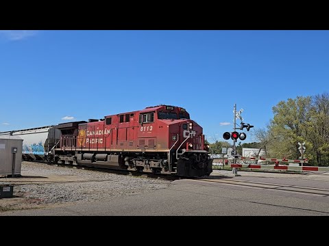 5/5/2024 CP 8113, CP 9720 EB Portage, Wisconsin @TrainswithAndy - YouTube