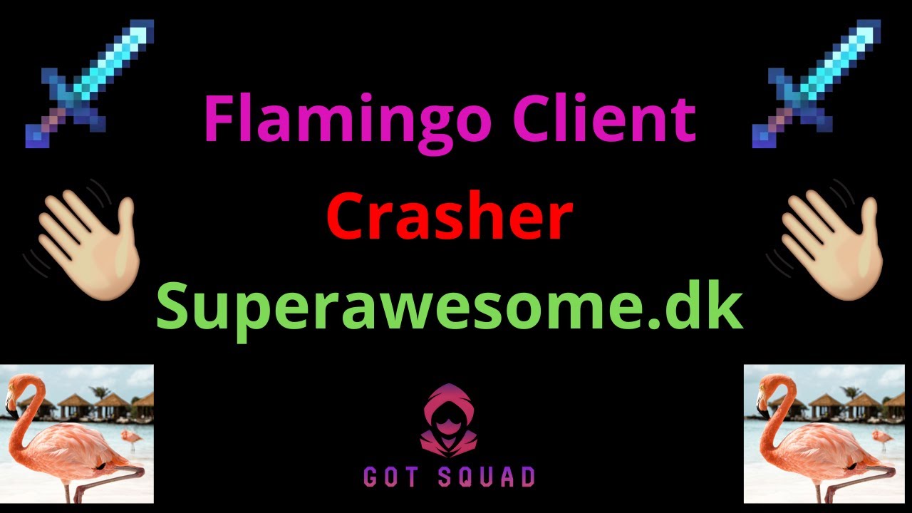 Flamingo Client | Crash Montage #1 (Superawesome) | Chat Spammer + Fake ...