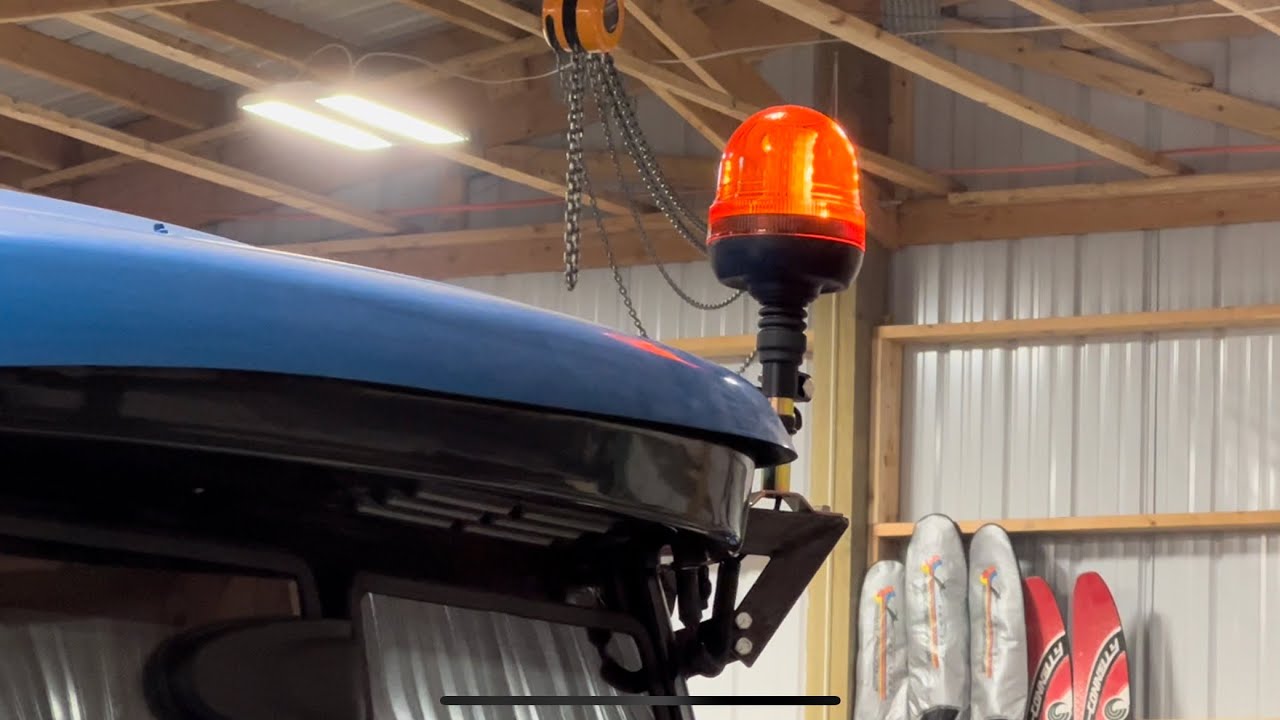LS Tractor MT4 58 Beacon Light Upgrade - YouTube