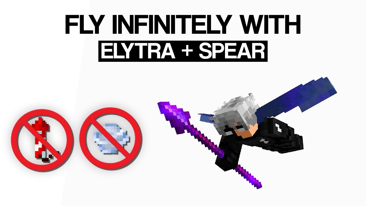 Fly Infinitely With NEW SPEAR + ELYTRA Method | Minecraft New Update ...