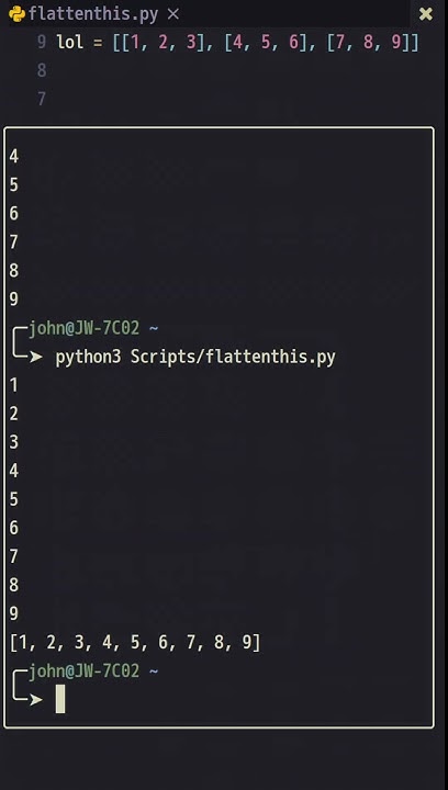 Flatten Lists of Lists with |Itertools CHAIN - YouTube