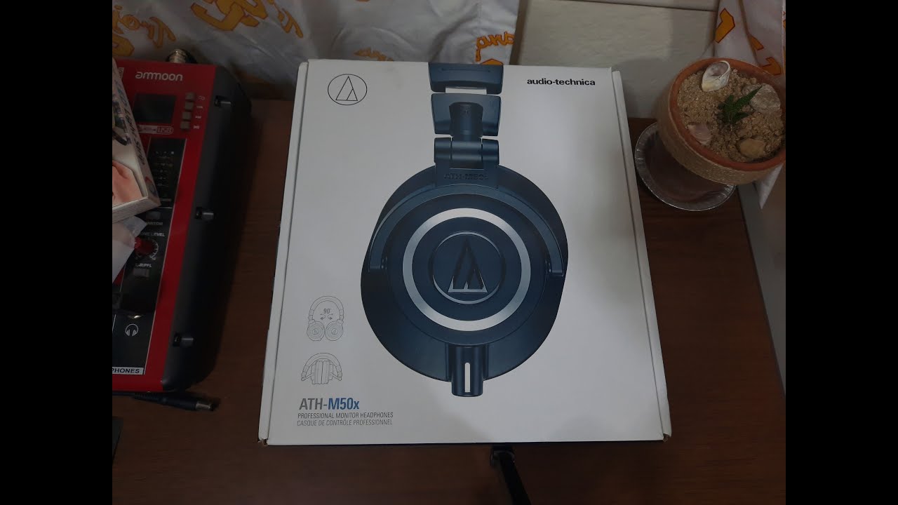 Audio-technica ATH-M50X Unboxing - YouTube