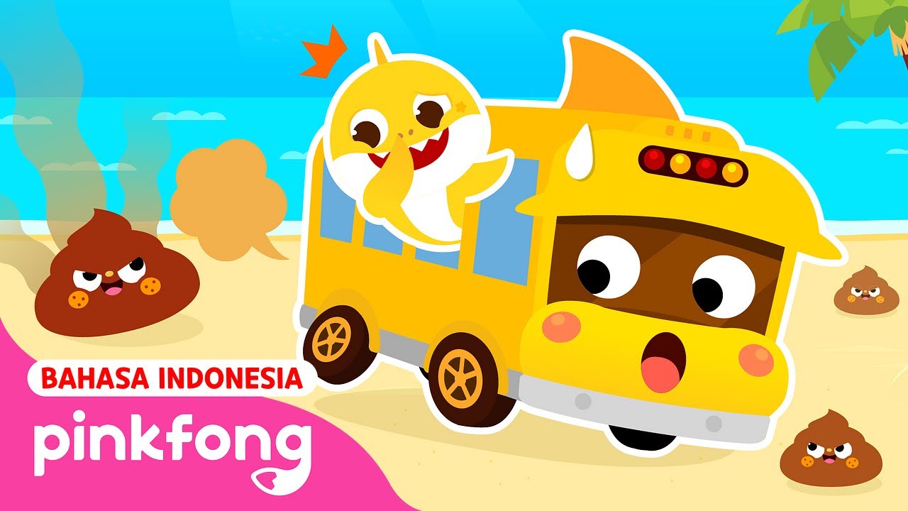 Bis Kuning | Baby Shark Bis Bermain | Roda di Bis | Lagu & Kartun Mobil ...