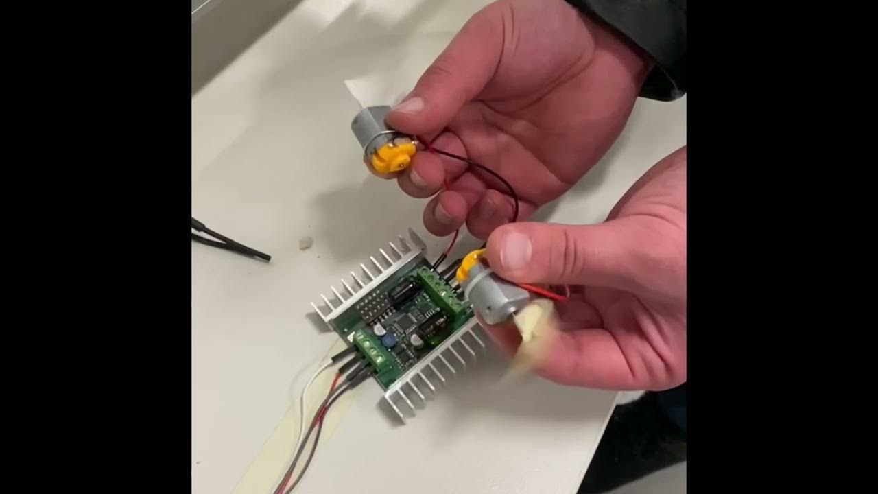 DC Motors, Sabertooth 2x12, Remote Control Subsystem - YouTube