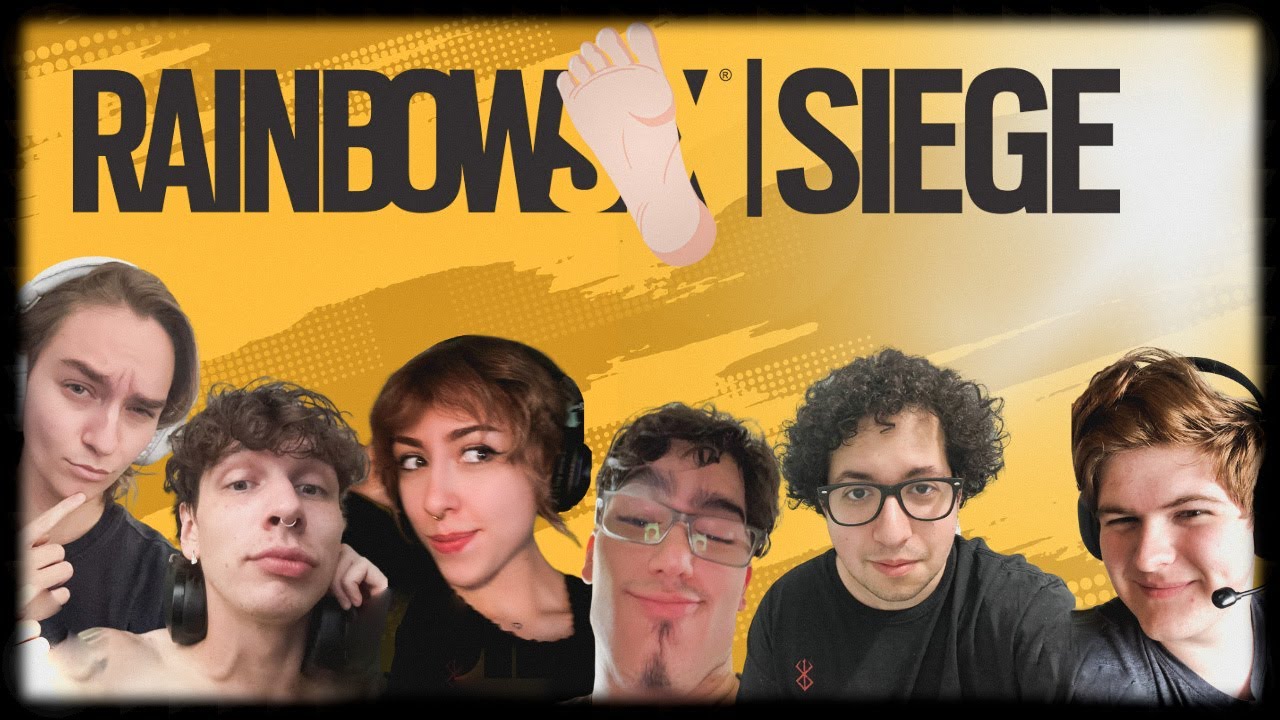 Rainbow FOOT Siege | WE PLAYED R6 WITH OUR FEET 👀 - YouTube
