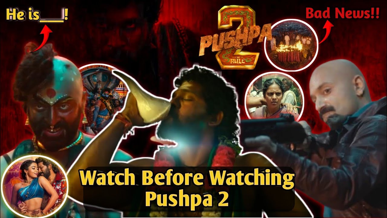 Must Watch Before Watching Pushpa 2 | The Filmmaker | Plot Discussion ...