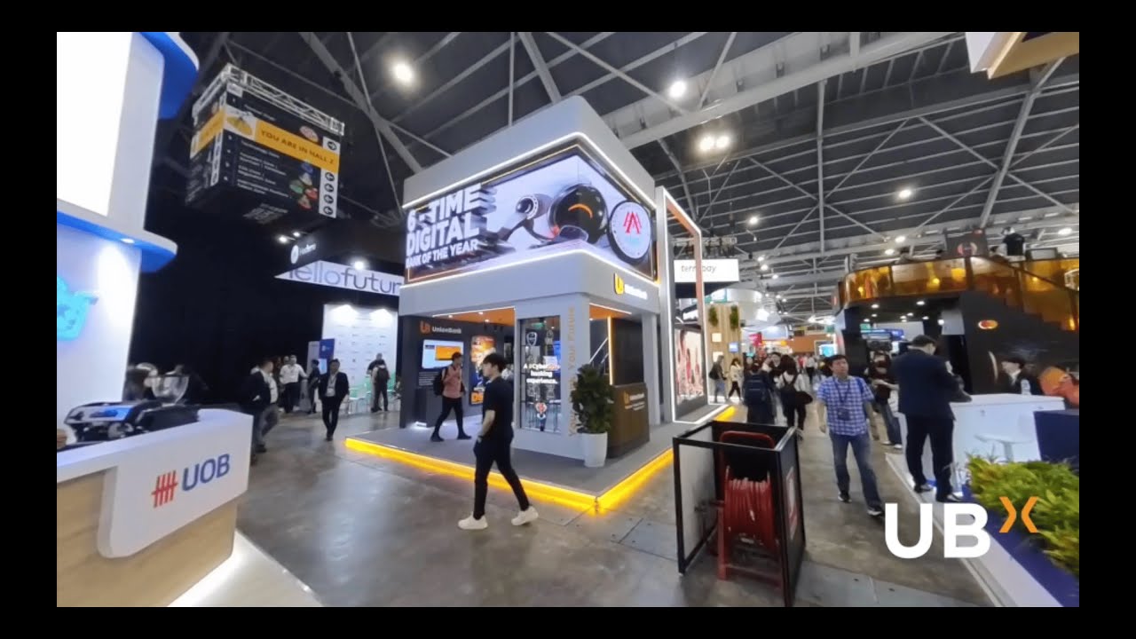 Take a Tour: Our Booth at the Singapore Fintech Festival - YouTube