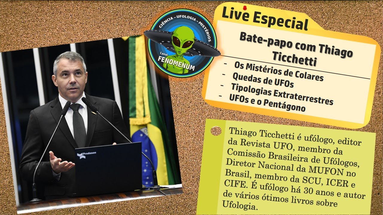 Bate-papo com o ufólogo Thiago Ticchetti - YouTube
