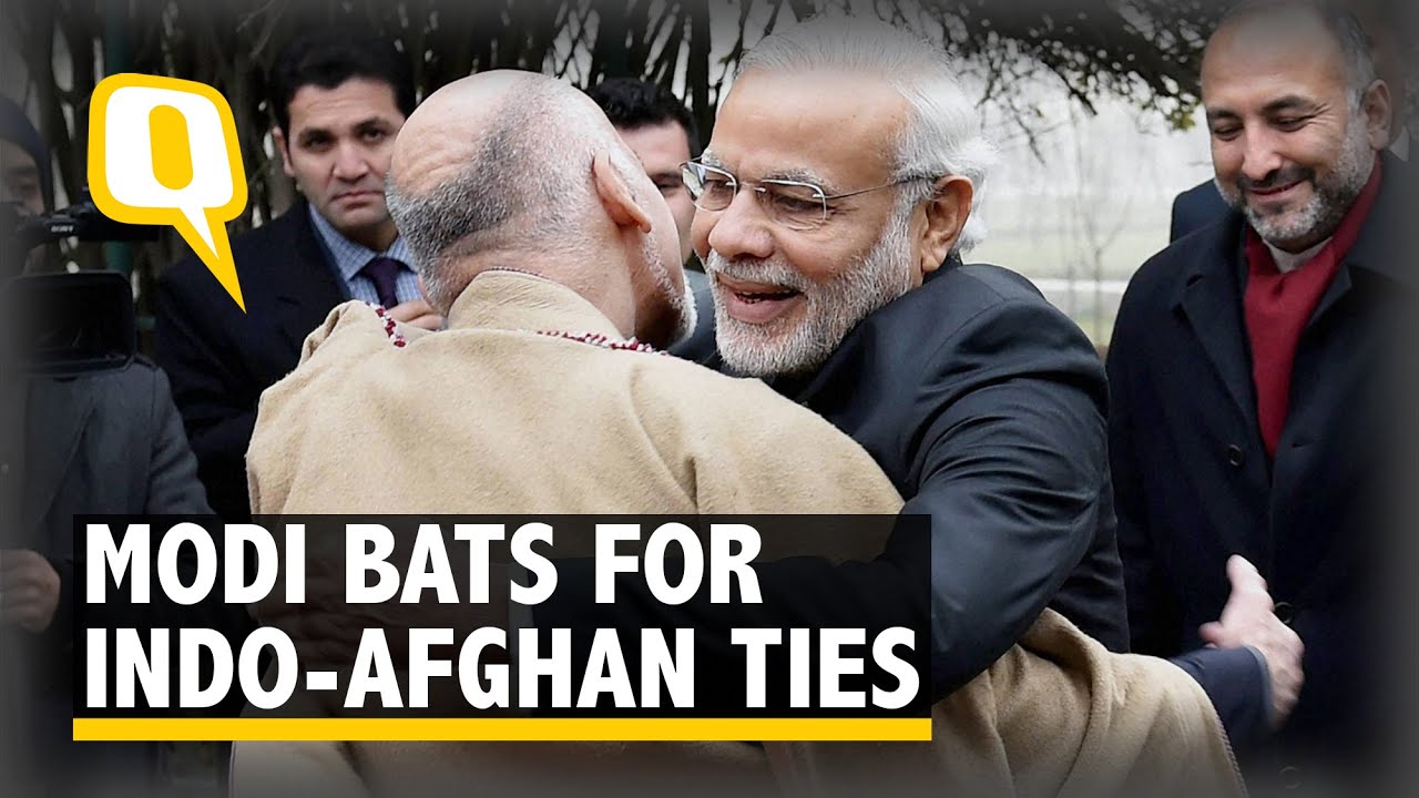 Modi Bats For Indo-Afghan Partnership - YouTube
