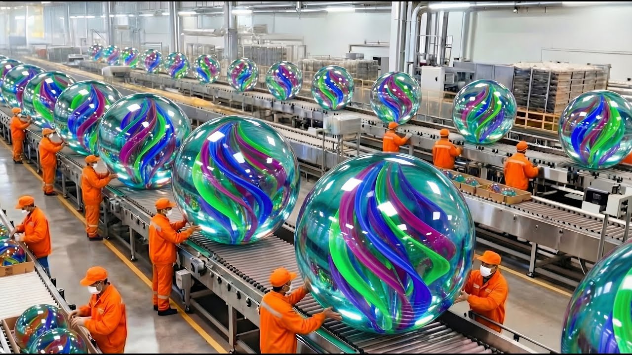 Inside a Modern Glass Marble Factory – How Scrap Glass Becomes Perfect ...