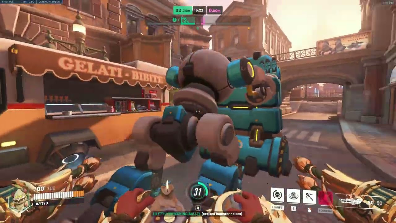 Push robot bug OW2 - YouTube