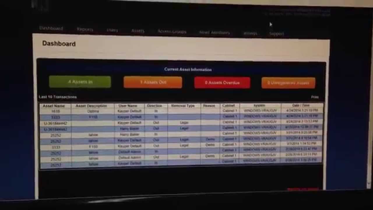 Key System Software Demo - YouTube