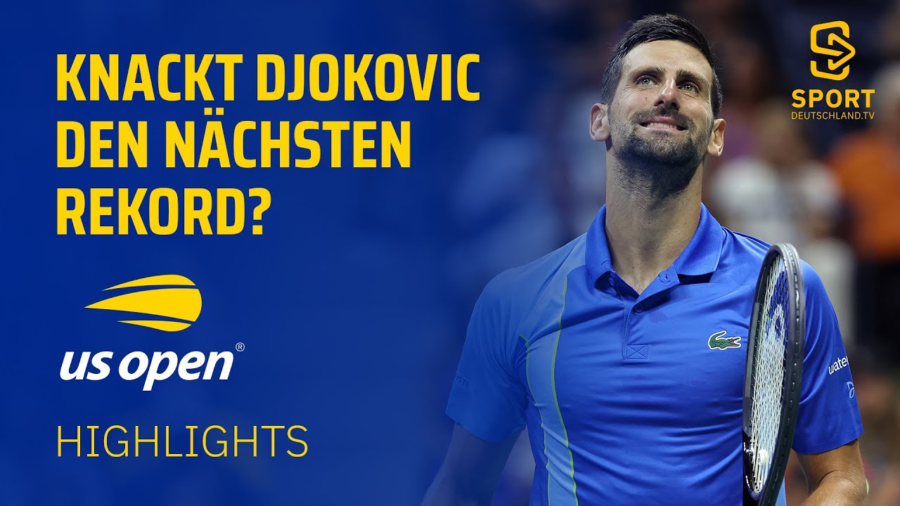 Borna Gojo - Novak Djokovic | Highlights - Achtelfinale, US Open 2023 ...