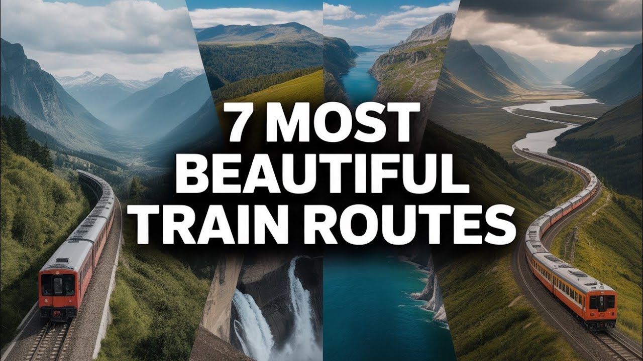7 MOST BEAUTIFUL TRAIN ROUTES ‼️ #train #railtrack #railway - YouTube