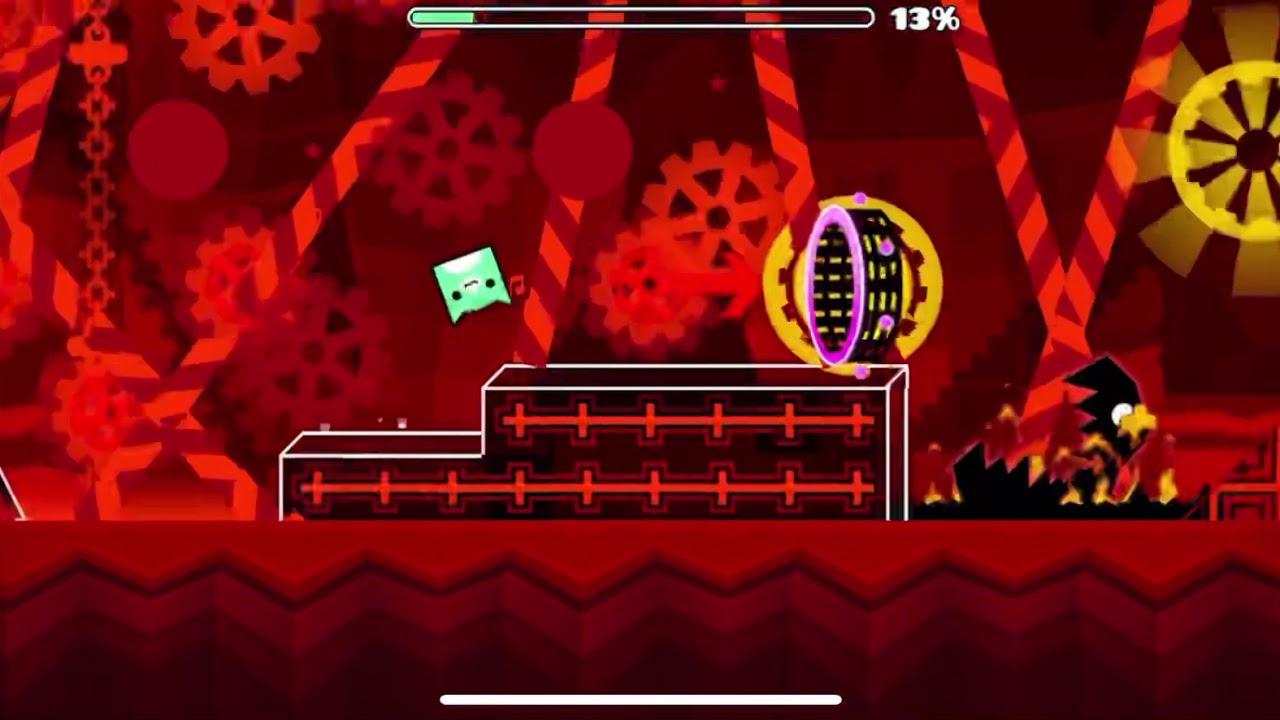 Geometry dash: infinite circles (easy demon) - YouTube