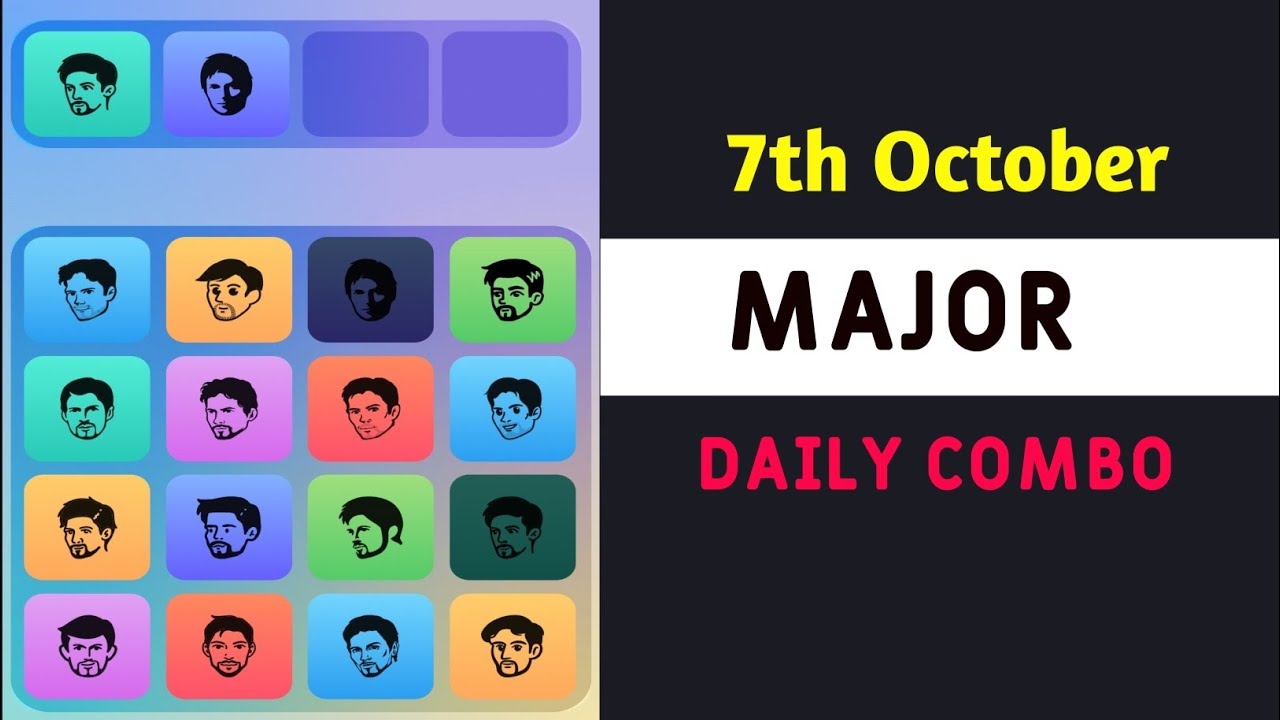 7 October Major Daily Combo | Major Airdrop | Puzzle Durov |Major Daily ...