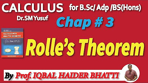 General Theorem & Indeterminate form |Chap # 3 Calculus & Analytical Geometry by S.M Yusuf - YouTube