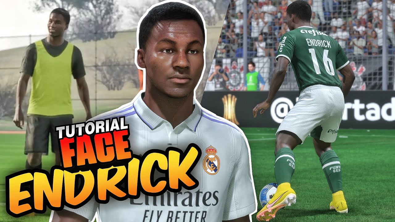FACE DO ENDRICK | Tutorial FIFA 23 p/ Modo Carreira, Pro Clubs e Volta ...