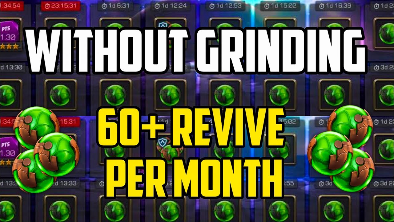 MCOC HOW TO FARM REVIVE & ENERGY REFILLS - WITHOUT GRINDING QUESTS ...