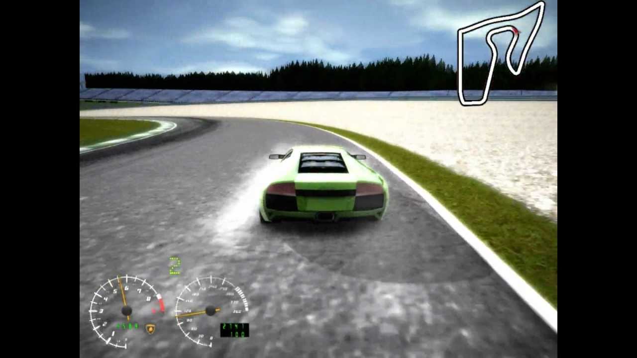 Racer Free Car Simulator Lamborghini LP640 A1 Circuit - YouTube