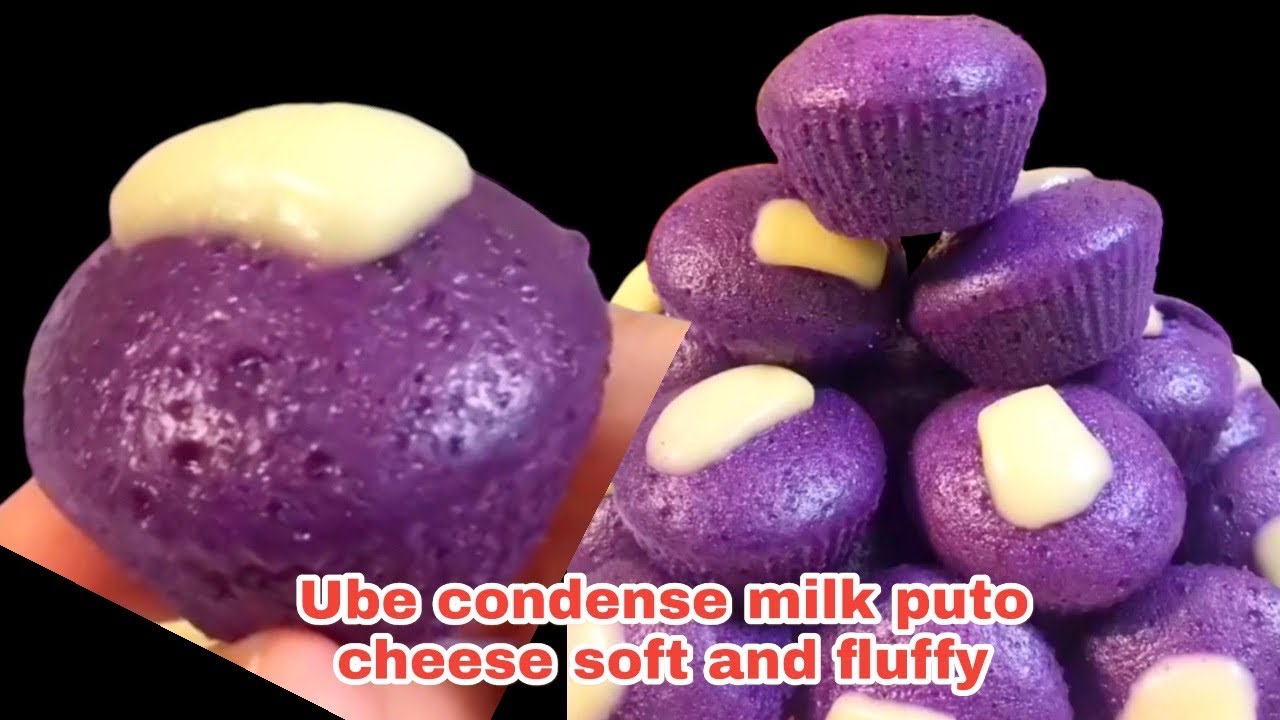 Ube condense milk puto cheese patok pang negosyo ! - YouTube