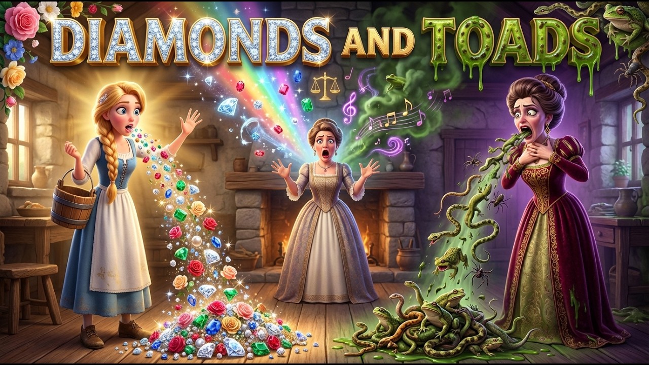 Diamonds and Toads – Animated Fairy Tale | Bed Time Story - YouTube