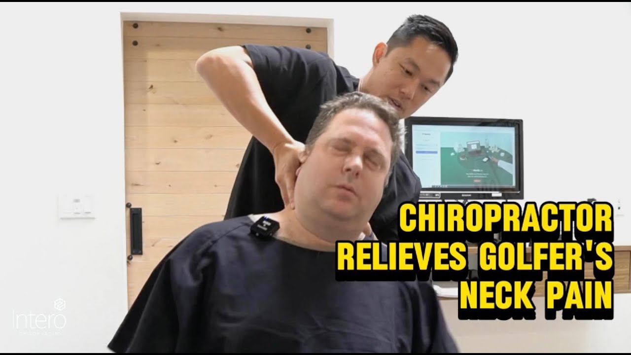 Chiropractor Relieves Golfer's Neck Pain - YouTube