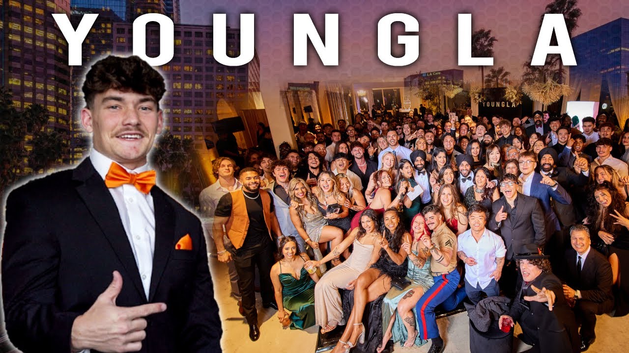 I Flew to Los Angeles for a YoungLA Party - YouTube