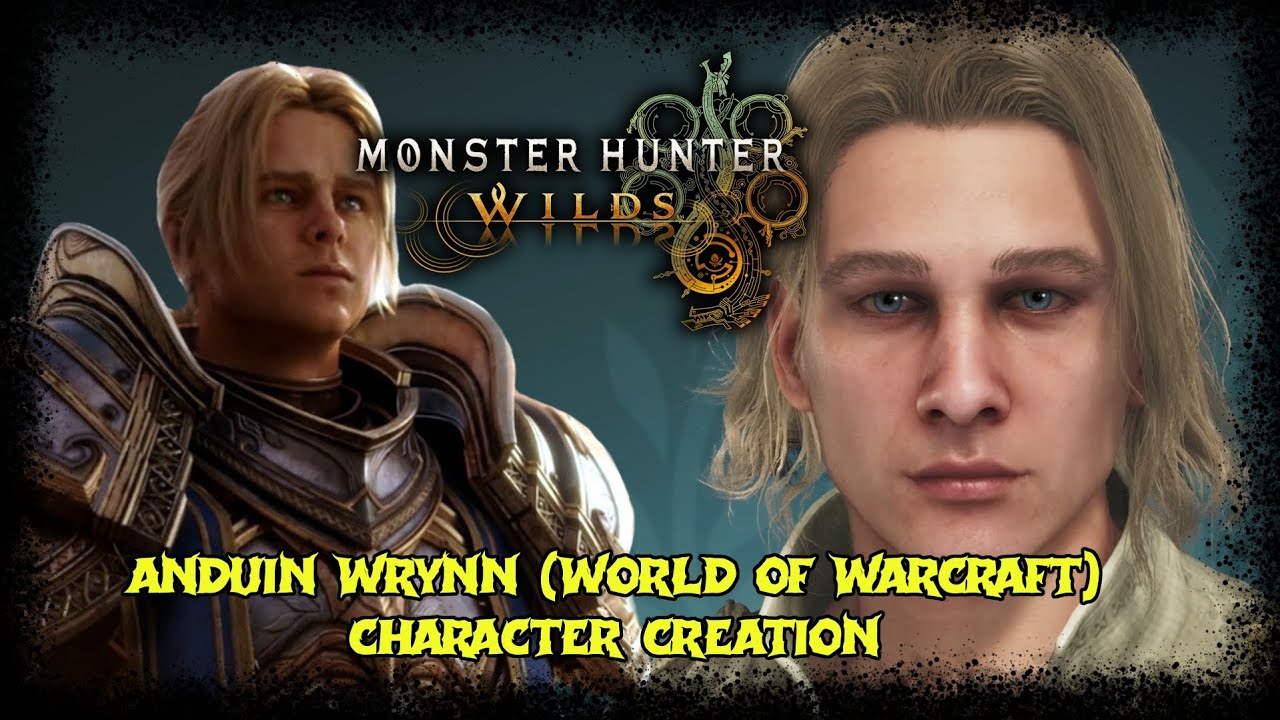 Anduin Wrynn (World of Warcraft) - Character Creation // Monster Hunter Wilds - YouTube