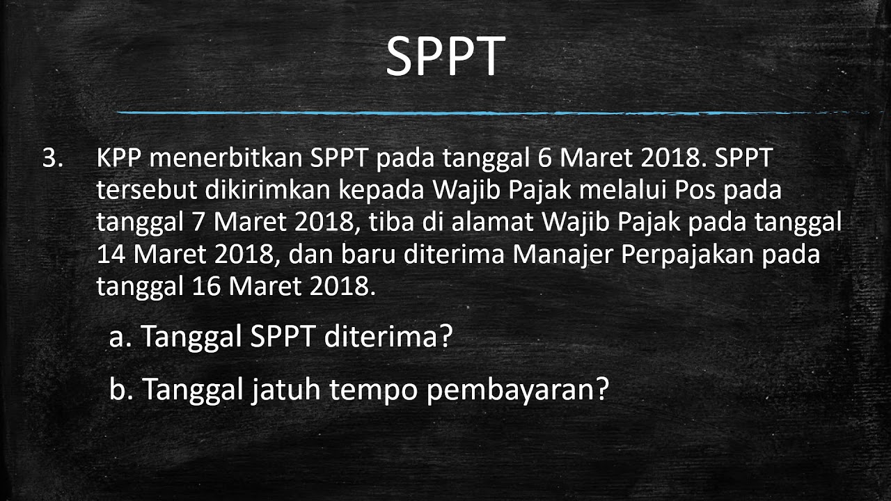 SPPT dan SKP PBB - YouTube