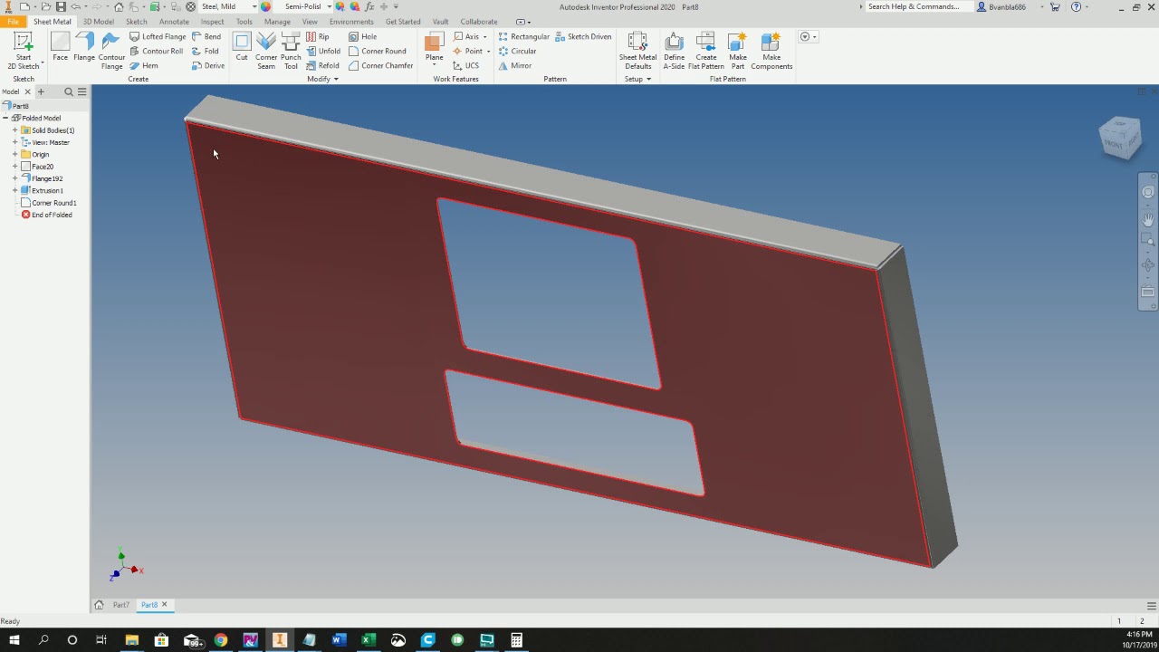 BEGINNER 04 SHEET METAL PAN WITH PEM NUTS INSTALLED - YouTube