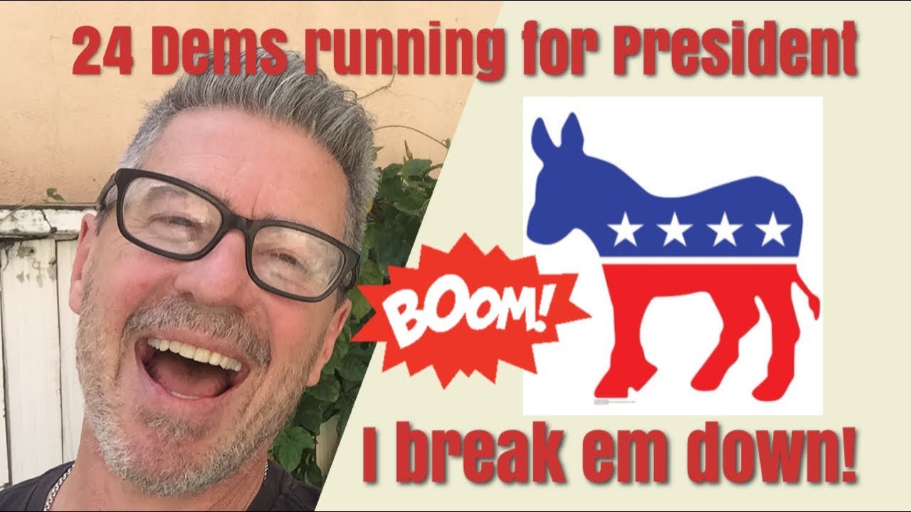 Comedian breaks down ALL 24 Democrats running for President - YouTube