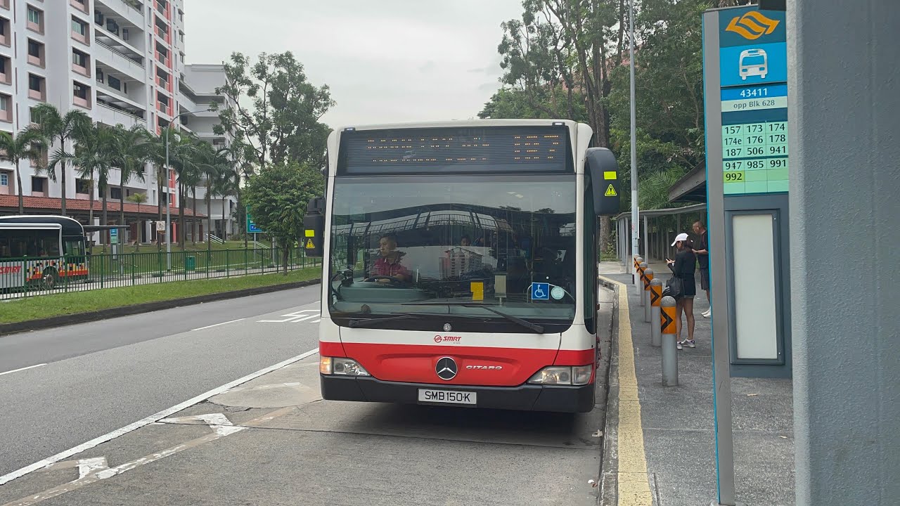SMRT Buses Mercedes-Benz O530 Citaro (SMRT Batch 2) SMB150K on Service ...