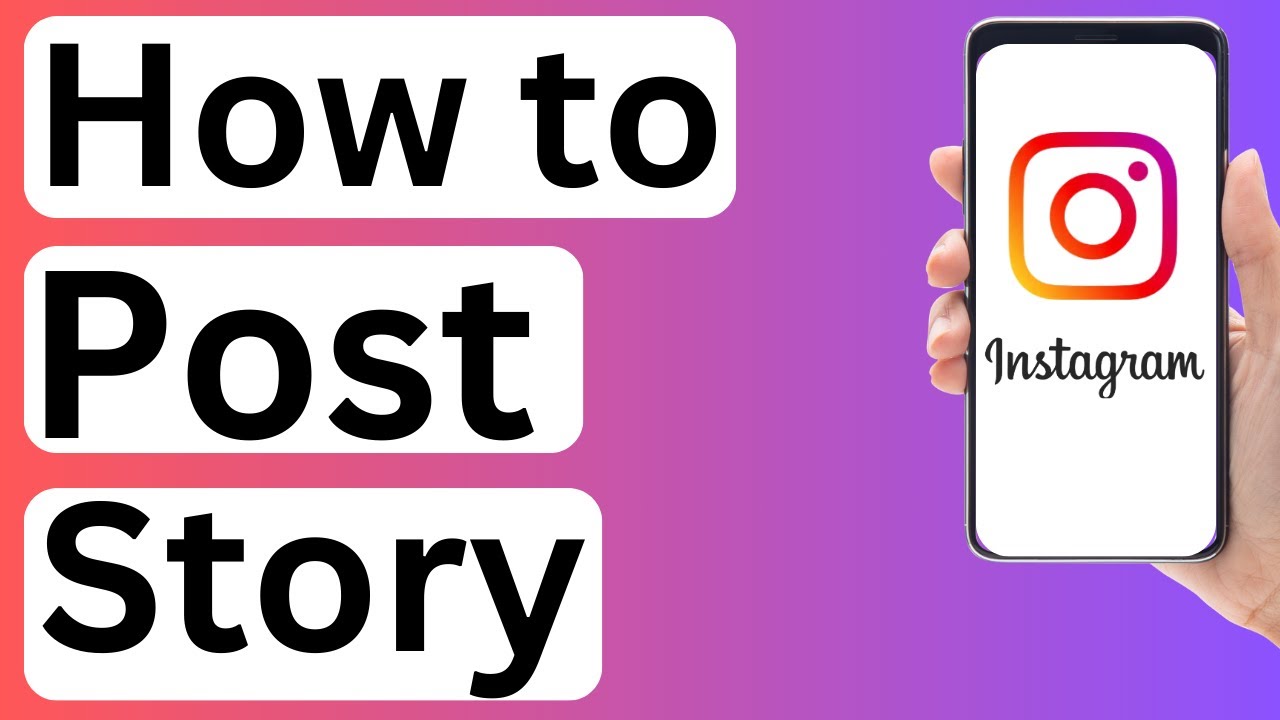 How to Post a Story on Instagram - Easy to Follow - YouTube