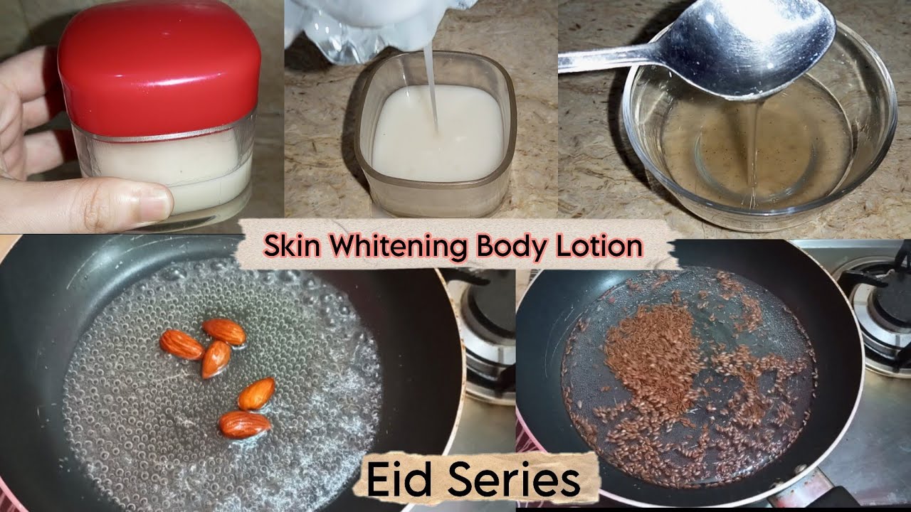 Homemade skin whitening body lotion@simplelifebyaina - YouTube