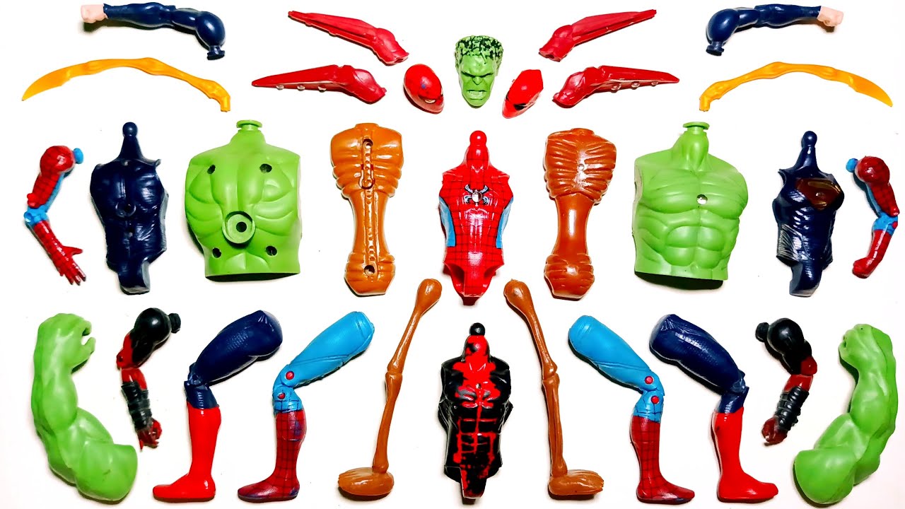 AVENGERS TOYS MARVEL'S SIRENHEAD, HULK, SUPERMAN, DEADPOOL, SPIDERMAN ...