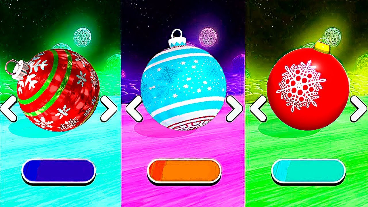 Rolling Balls vs Going Balls vs Fast Ball Jump - Which Xmas Ball Will ...