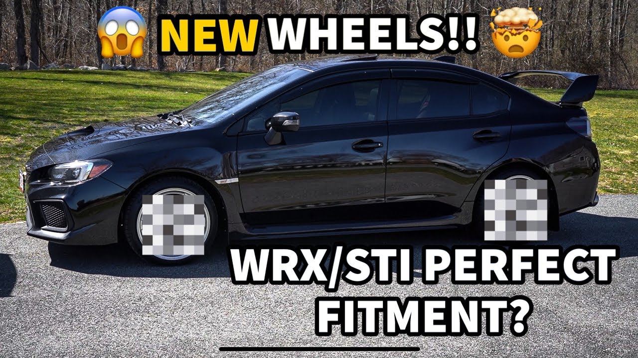 NEW Wheels for the STI! Perfect Fitment?! - YouTube