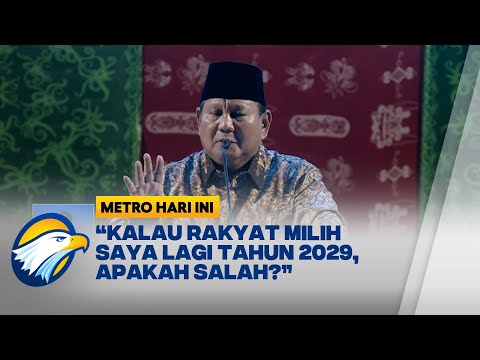 Presiden Prabowo Respons Tudingan MBG untuk Galang Suara Pilpres 2029 - [Metro Hari Ini]