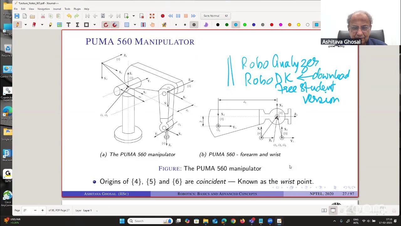 Robotics: Basics and Selected Advanced Concepts - Session 1 - YouTube