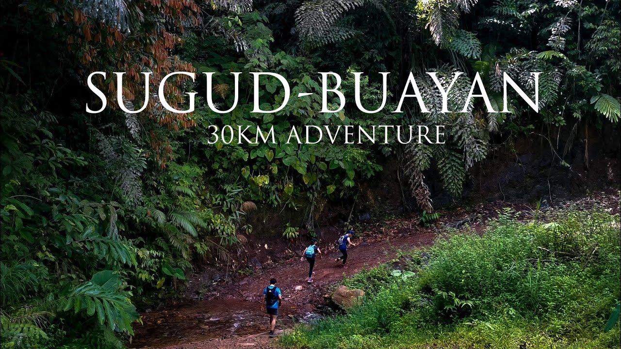 30KM Hiking Adventure From Sugud To Buayan, Sabah, Malaysia - YouTube
