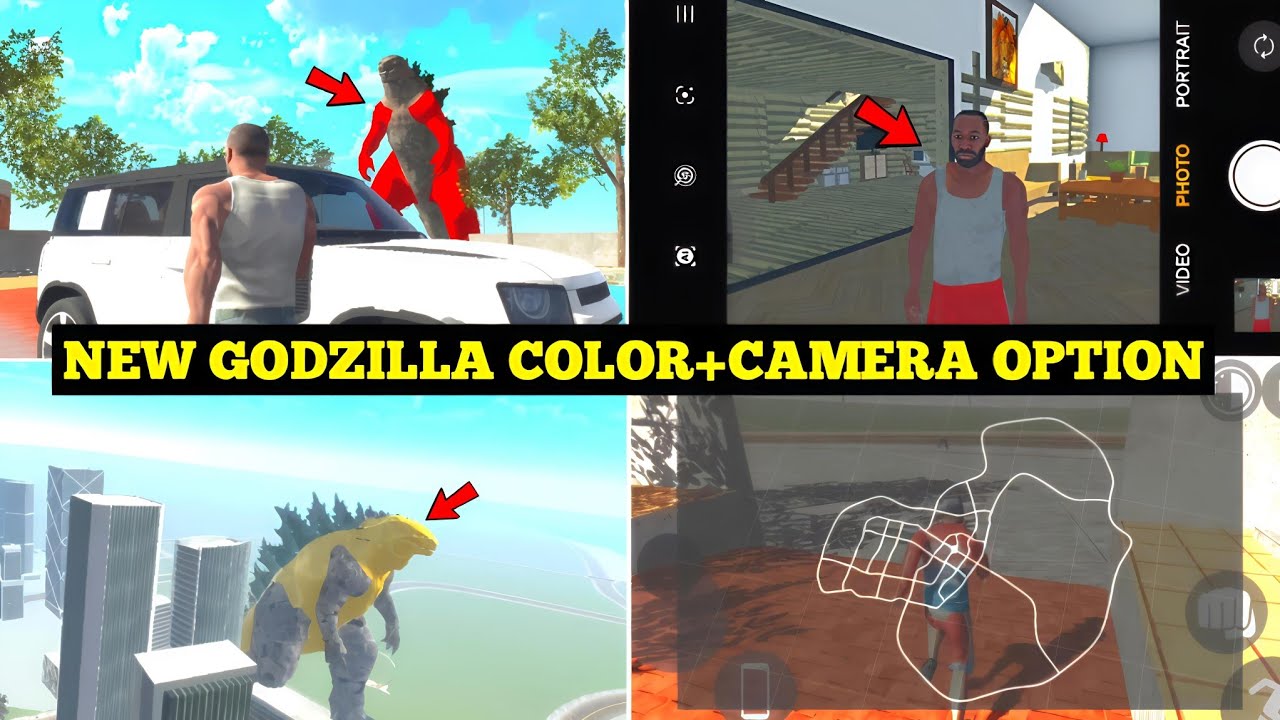 New Godzilla Color Change+Camera Option in Indian Bike Driving 3D 🤯🔥 ...
