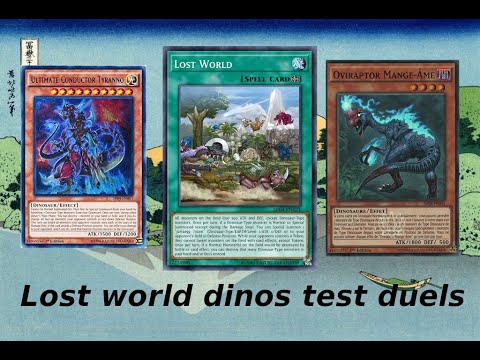 LOST WORLD DINOS 2ND DETRUIT YGO PRO - YouTube