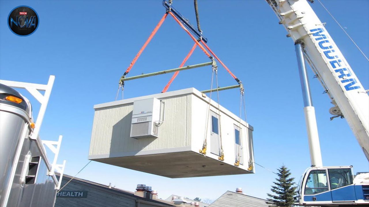 Modern Technologies For Fast Construction Housing - YouTube