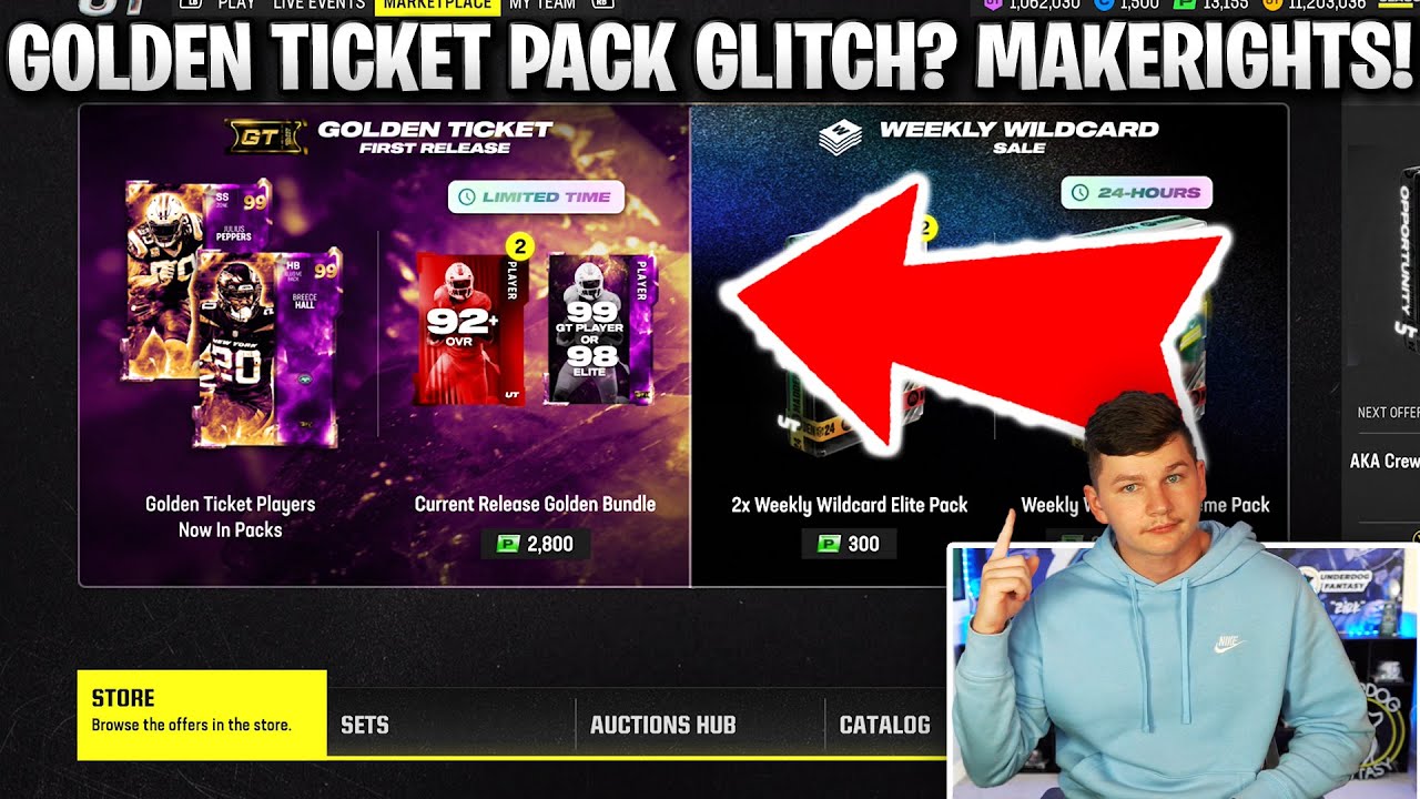 GOLDEN TICKET PACK GLITCH? WE NEED MAKERIGHTS! - YouTube