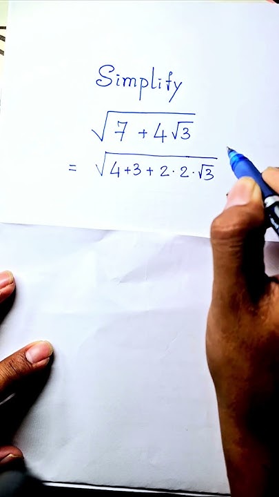 Simple Math Trick Makes Square Roots EASY! #mathstricks #maths - YouTube