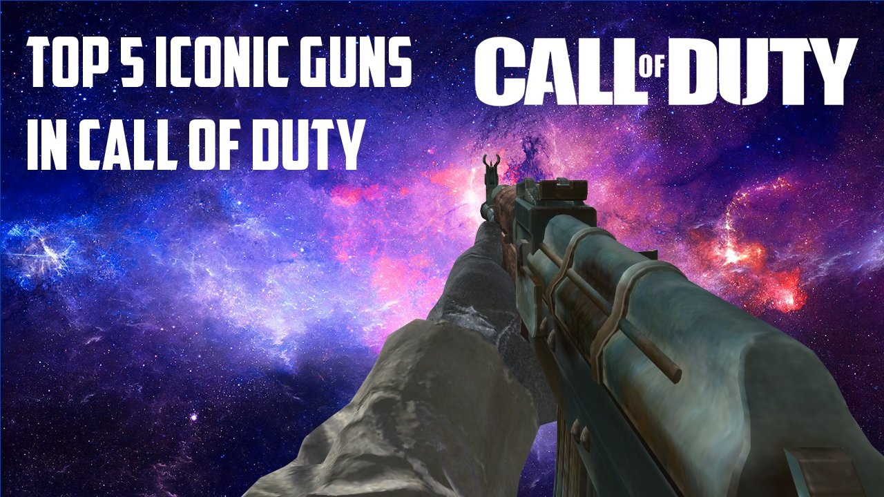 TOP 5 ICONIC GUNS IN CALL OF DUTY - YouTube